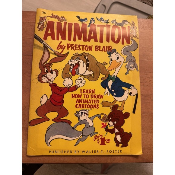 Art | Vintage Walter T Foster Booklet How To Draw Animated Animation By ...